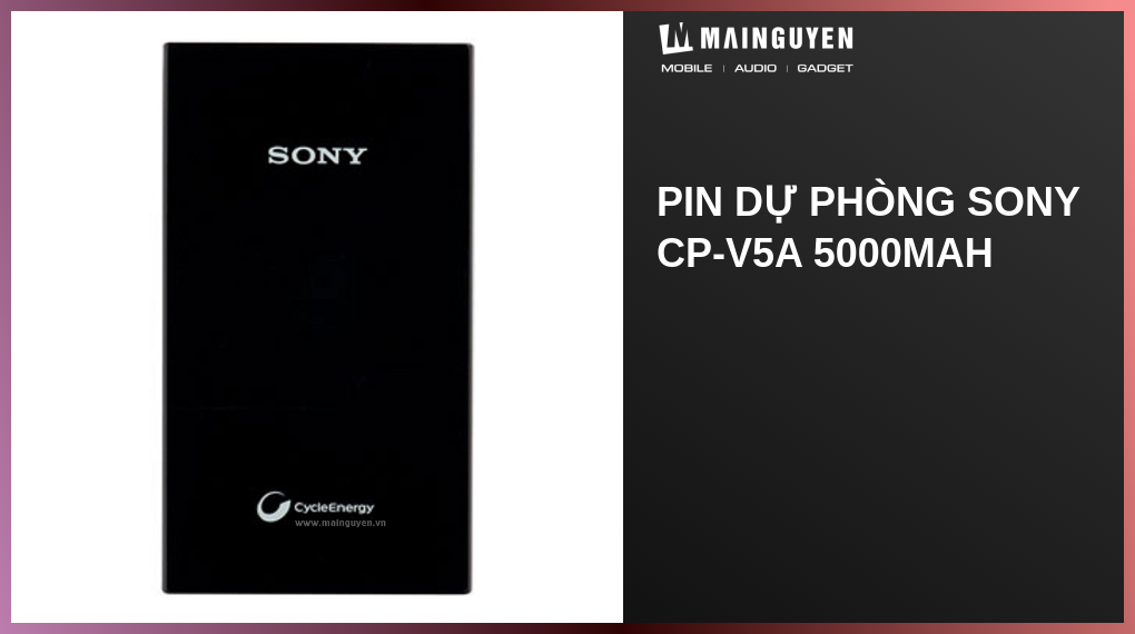 Pin dự phòng Sony CP-V5a 5000mAh(A06167) | mainguyen.vn