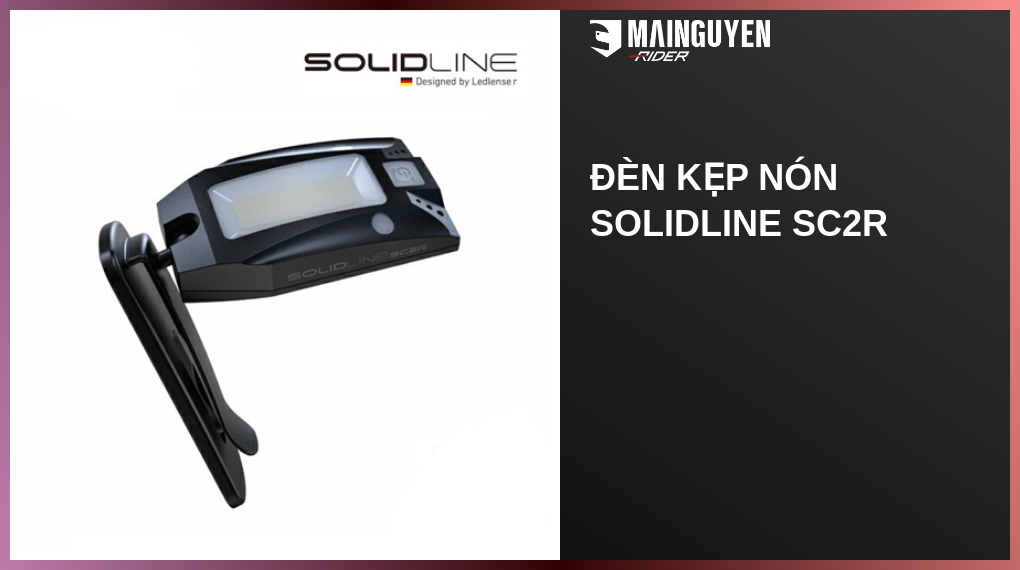 Đèn kẹp nón Solidline SC2R(O13931) | mainguyenrider.com