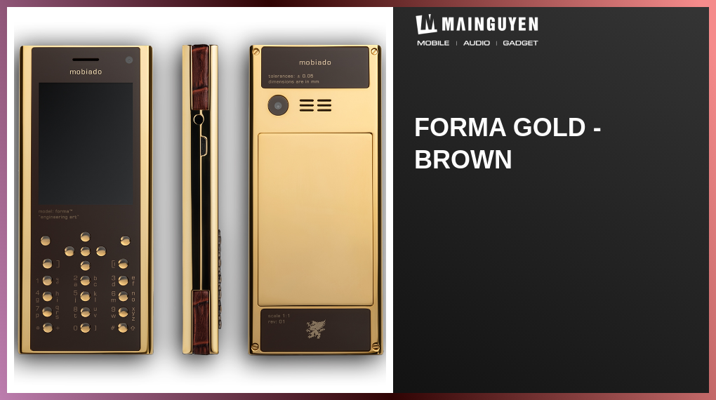 Forma Gold - Brown(M12724) | mainguyen.vn