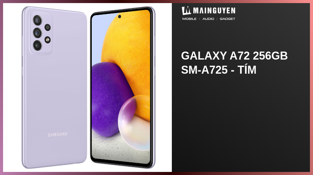 Galaxy A72 256GB SM-A725 - Tím(P32851) | mainguyen.vn