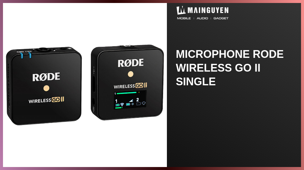 Microphone Rode Wireless Go II Single(O14558) | mainguyenrider.com