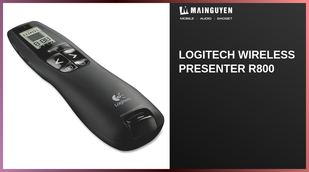Logitech Wireless Presenter R800(O07556) | mainguyen.vn