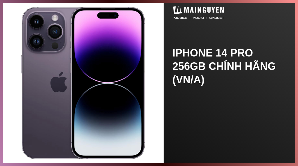 iPhone 14 Pro 256GB chính hãng (VN/A)(M14990) | mainguyen.vn