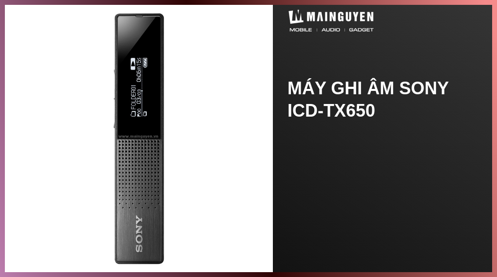 Máy ghi âm Sony ICD-TX650(L06058) | mainguyen.vn