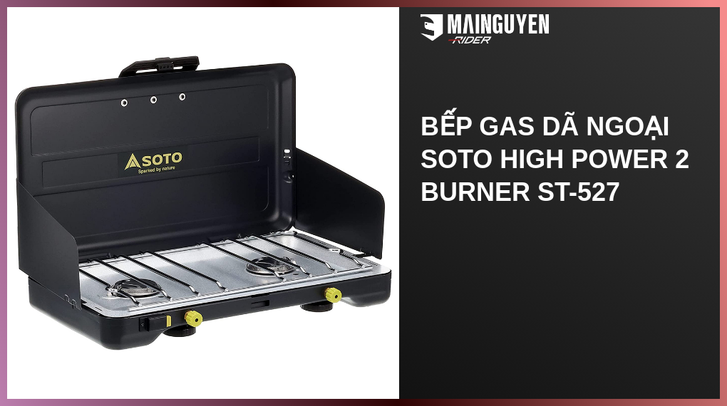 Bếp Gas dã ngoại Soto High Power 2 Burner ST-527(CO51611) | mainguyenrider.com