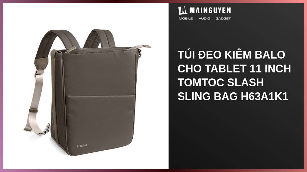Túi đeo kiêm balo cho Tablet 11 inch Tomtoc Slash Sling Bag H63A1K1 ...