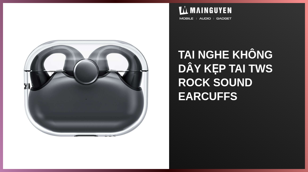 Tai nghe không dây kẹp tai TWS Rock Sound Earcuffs(HP53884) | mainguyen.vn