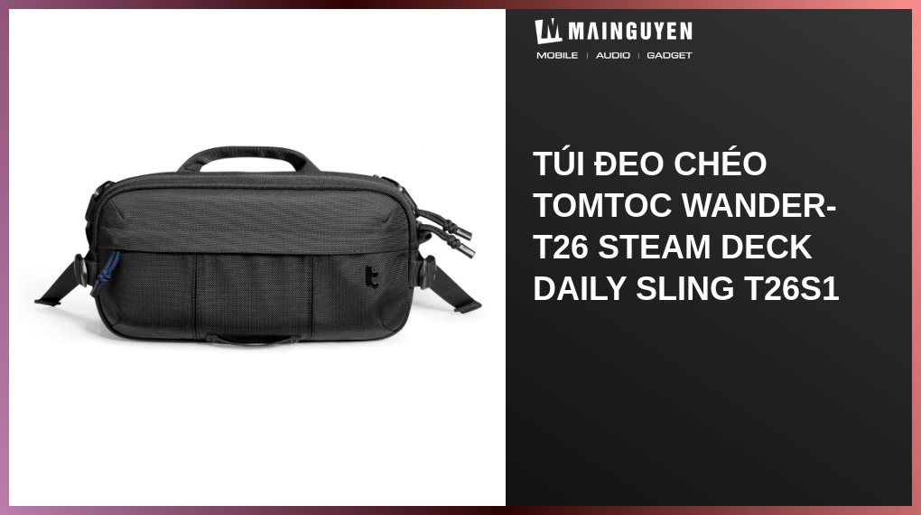 Túi đeo chéo Tomtoc Wander-T26 Steam Deck Daily Sling T26S1(A56849) | mainguyen.vn