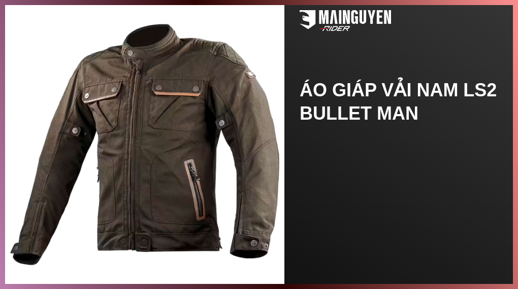 Áo giáp vải nam LS2 Bullet Man(AGN59473) | mainguyenrider.com
