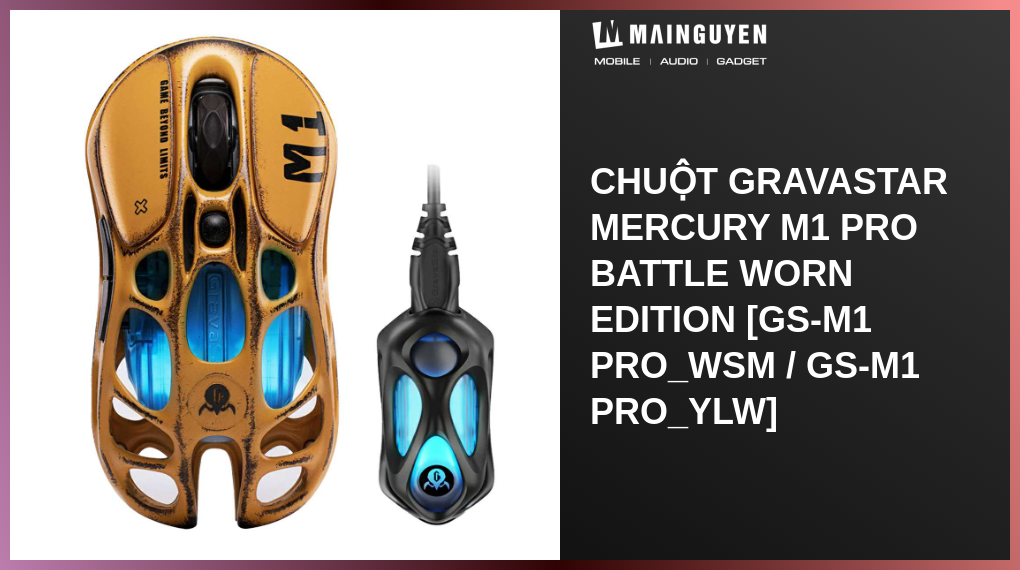 Chuột GravaStar Mercury M1 Pro Battle Worn Edition [GS-M1 PRO_WSM / GS ...