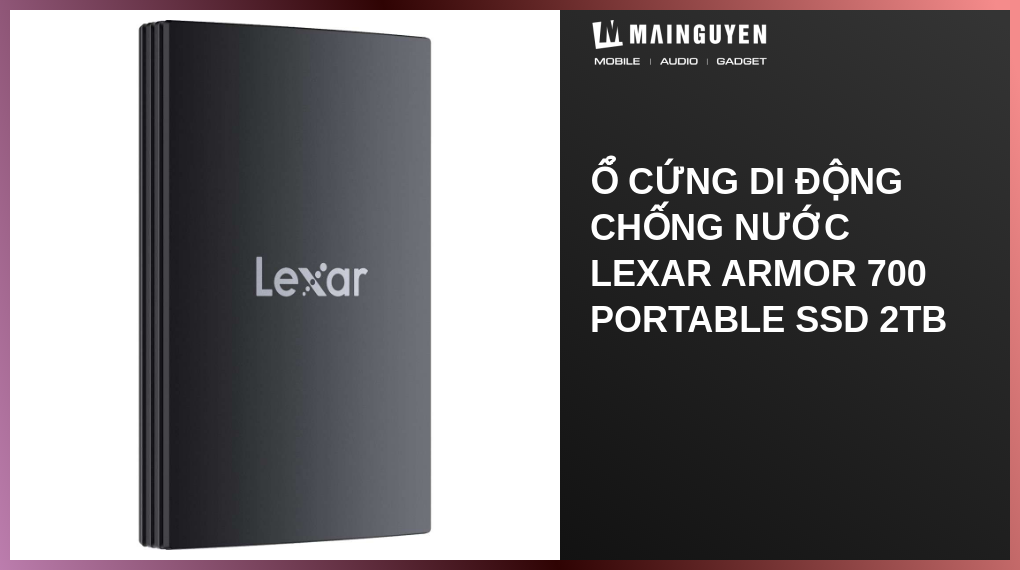 Ổ cứng di động chống nước Lexar Armor 700 Portable SSD 2TB(A60675 ...