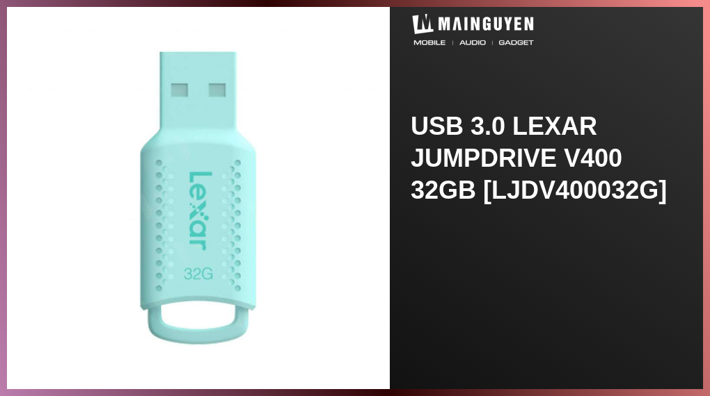 USB 3.0 Lexar JumpDrive V400 32GB [LJDV400032G](A62738) | mainguyen.vn