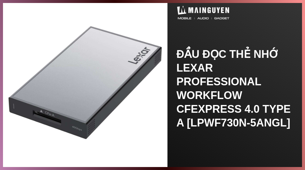 Đầu đọc thẻ nhớ Lexar Professional Workflow CFexpress 4.0 Type A ...