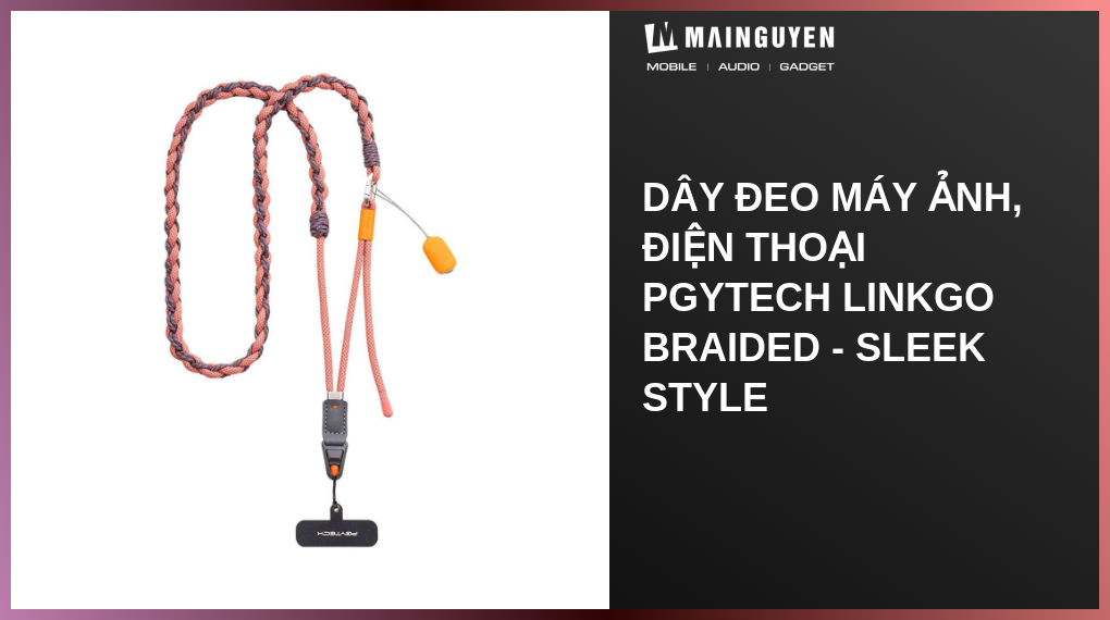 Dây đeo máy ảnh, điện thoại PGYTECH LinkGo Braided - Sleek Style(A63622 ...